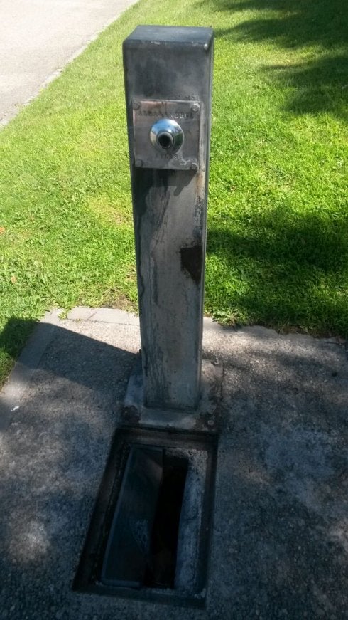 Fuente seca para caminantes en Río Lomo | La Rioja